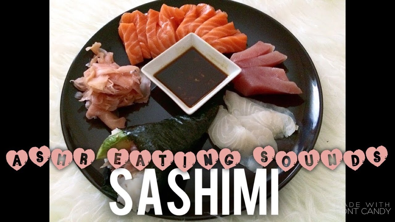 Sashimi No Talk Sushi ~ Asmr Relaxing Eating Sounds Youtube
