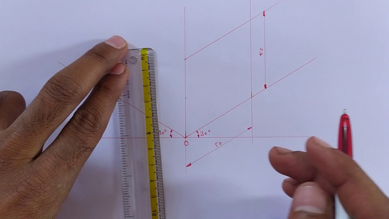Basics of Isometric Projections | Isometric circle | Isometric View ...