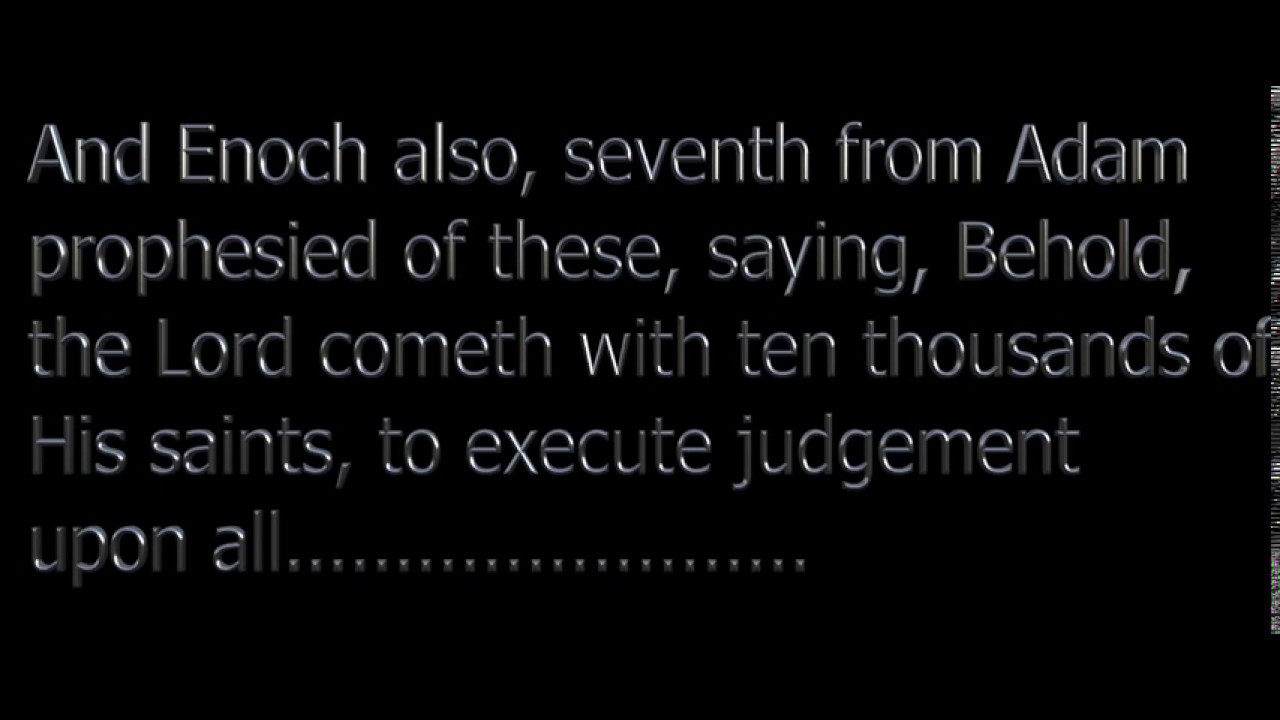 Excerpt from the book of Jude (king James Version) - YouTube