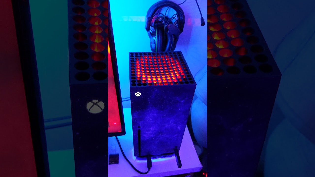 Xbox Series X LED fan mod!!! looks crazy well worth it! #Lights - YouTube