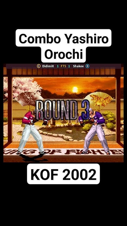 Yashiro Orochi Combo - KOF 2002 - YouTube