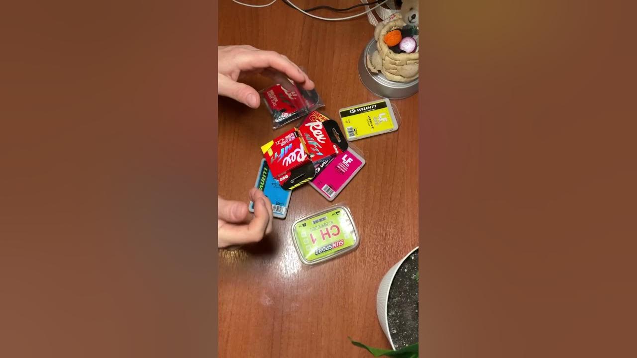 Парафины для лыж, и мой любимый конечно!!! Парафин естественно!!! - YouTube