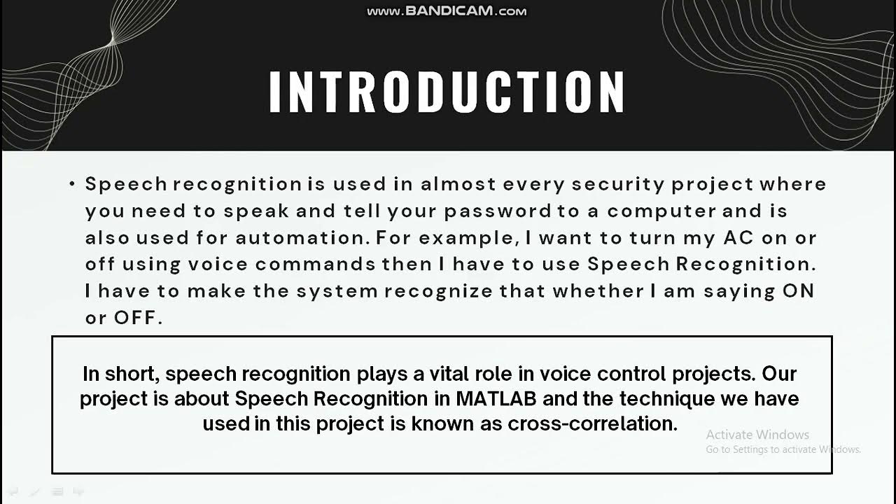 speech recognition using MATLAB by using correlation function - YouTube