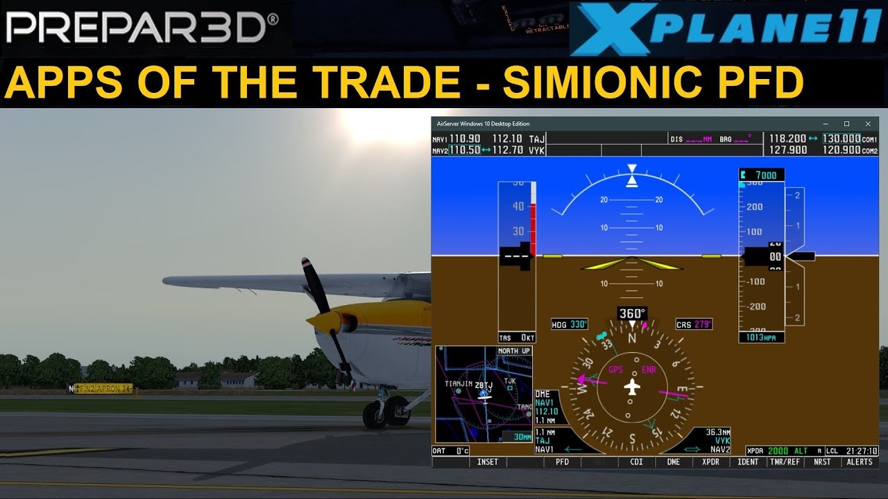 APPS OF THE TRADE - SIMIONIC G1000 PFD/MFD (ENGLISH) - YouTube