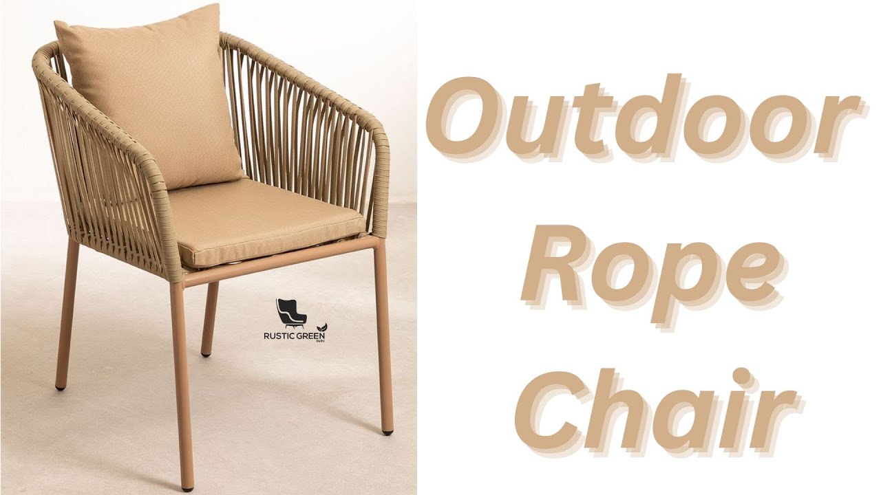 Outdoor Rope Chair - YouTube
