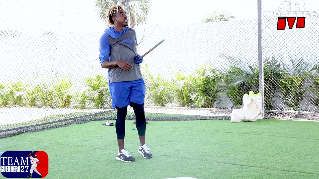 LOS GUERRERO | Vladimir Guerrero Jr. Y Gaby Guerrero - Jugando Vitilla ...