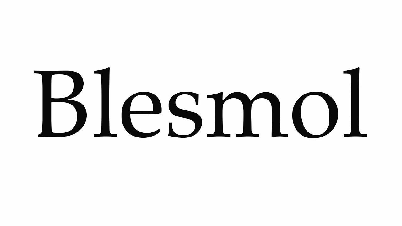 How to Pronounce Blesmol - YouTube