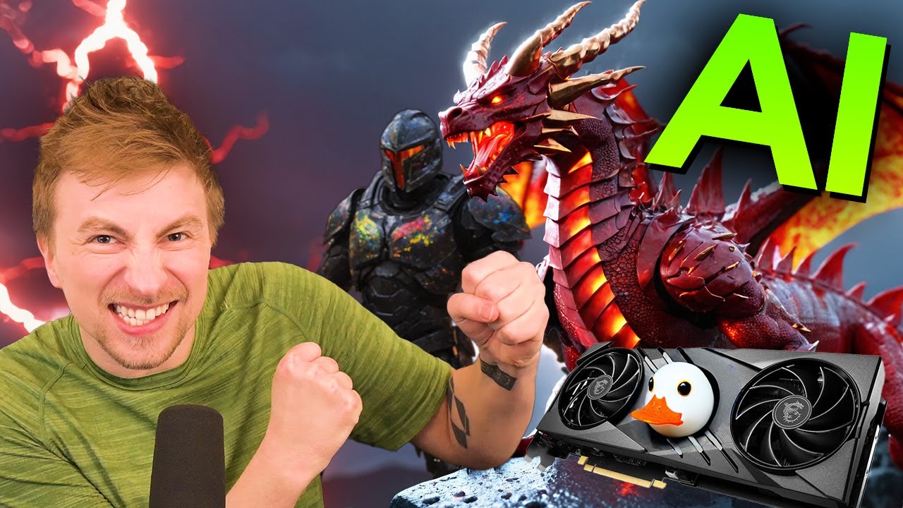 My AI Dragons are COOL and WEIRD - Modifying an MSI GeForce RTX 4070Ti ...