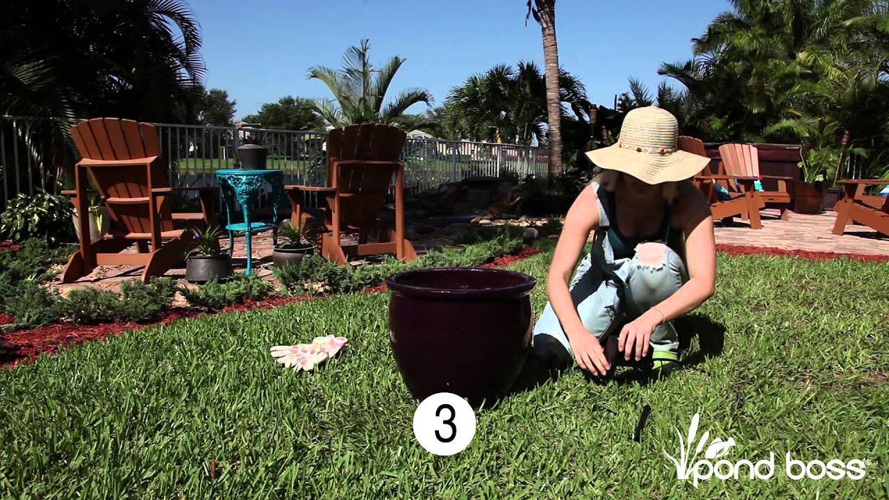 How to Create a Container Fountain - YouTube