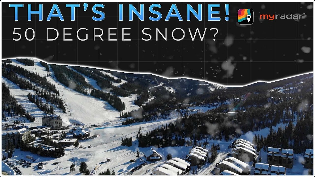 Snow at 50 degrees? Yes, really! - YouTube