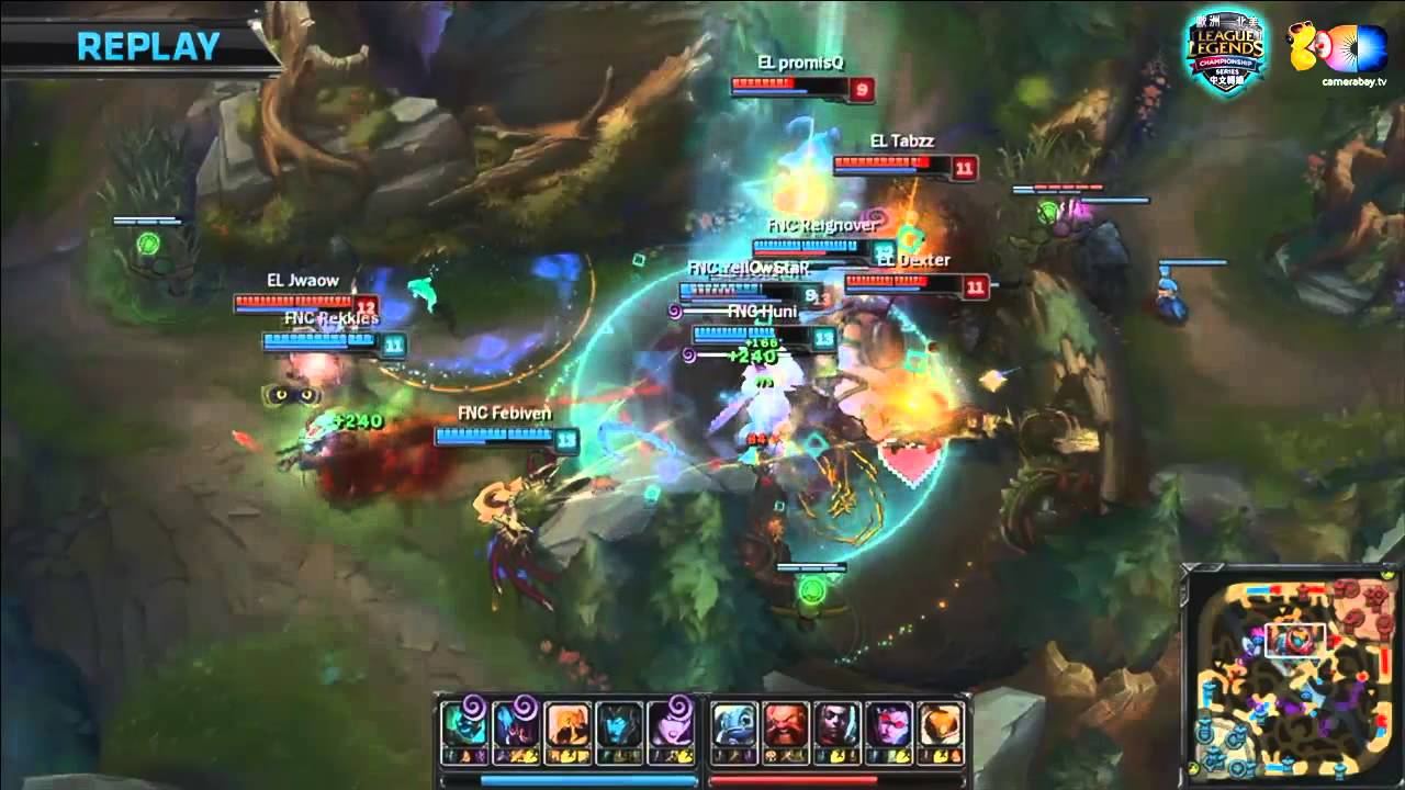 【麥卡貝ESports】LCS 2015 Summer EU W3D1 FNC vs EL 中文轉播 - YouTube