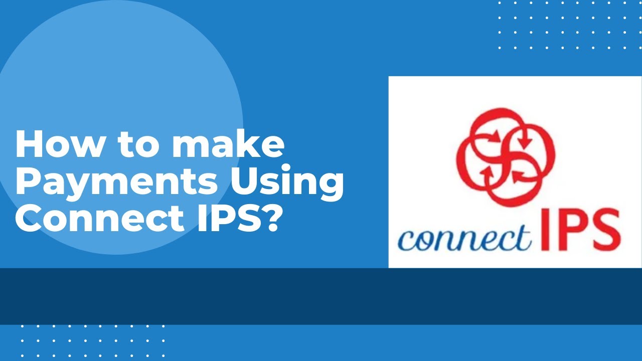 How to make payments using connect IPS? - YouTube