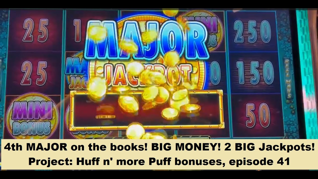 MAJOR!!! HUGE!!! 500 times my bet! TWO MASSIVE Handpay Jackpots! Huff n ...