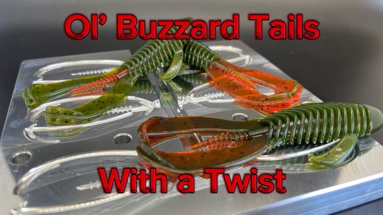 4.25” Ol’ Buzzard Split Tails!! 3 different ways - YouTube