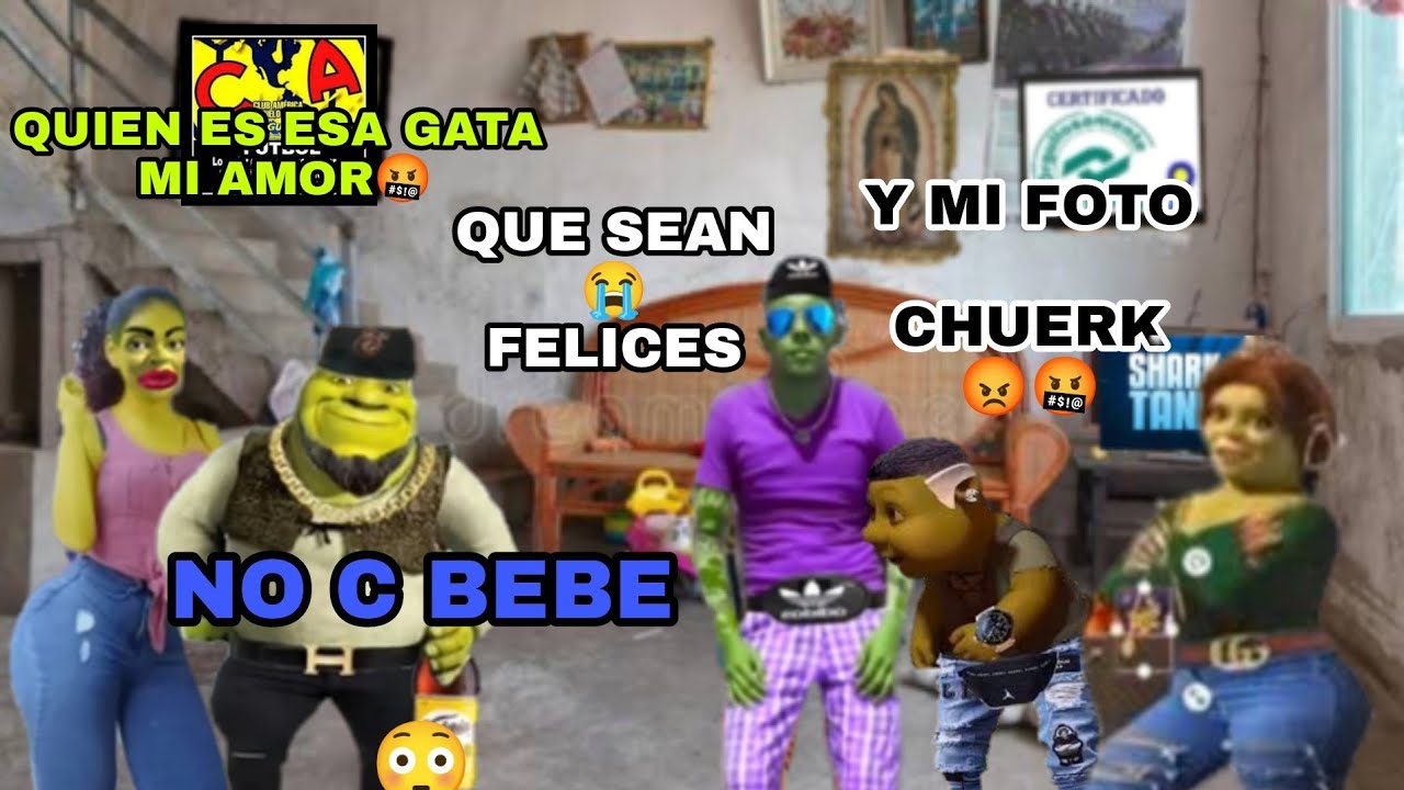 Shrek Buchon Fiona se escapa con el pelos de maruchan ep16 - YouTube