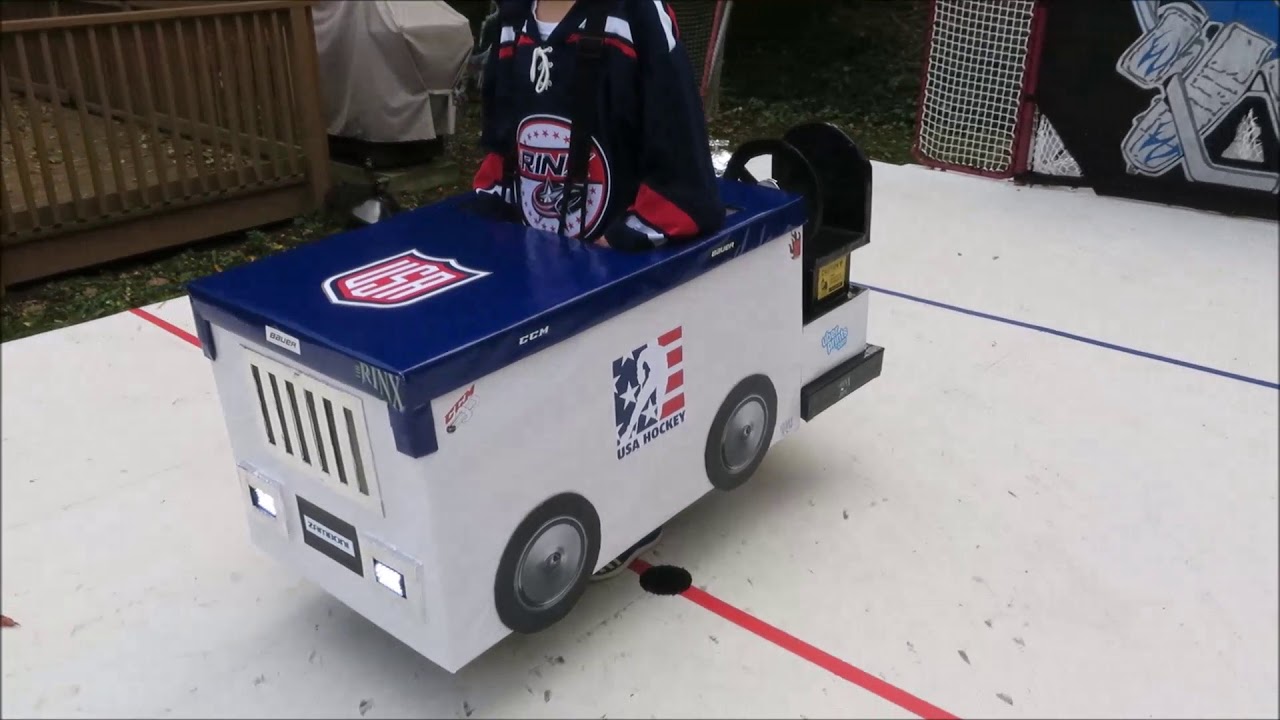Zamboni Costume - YouTube