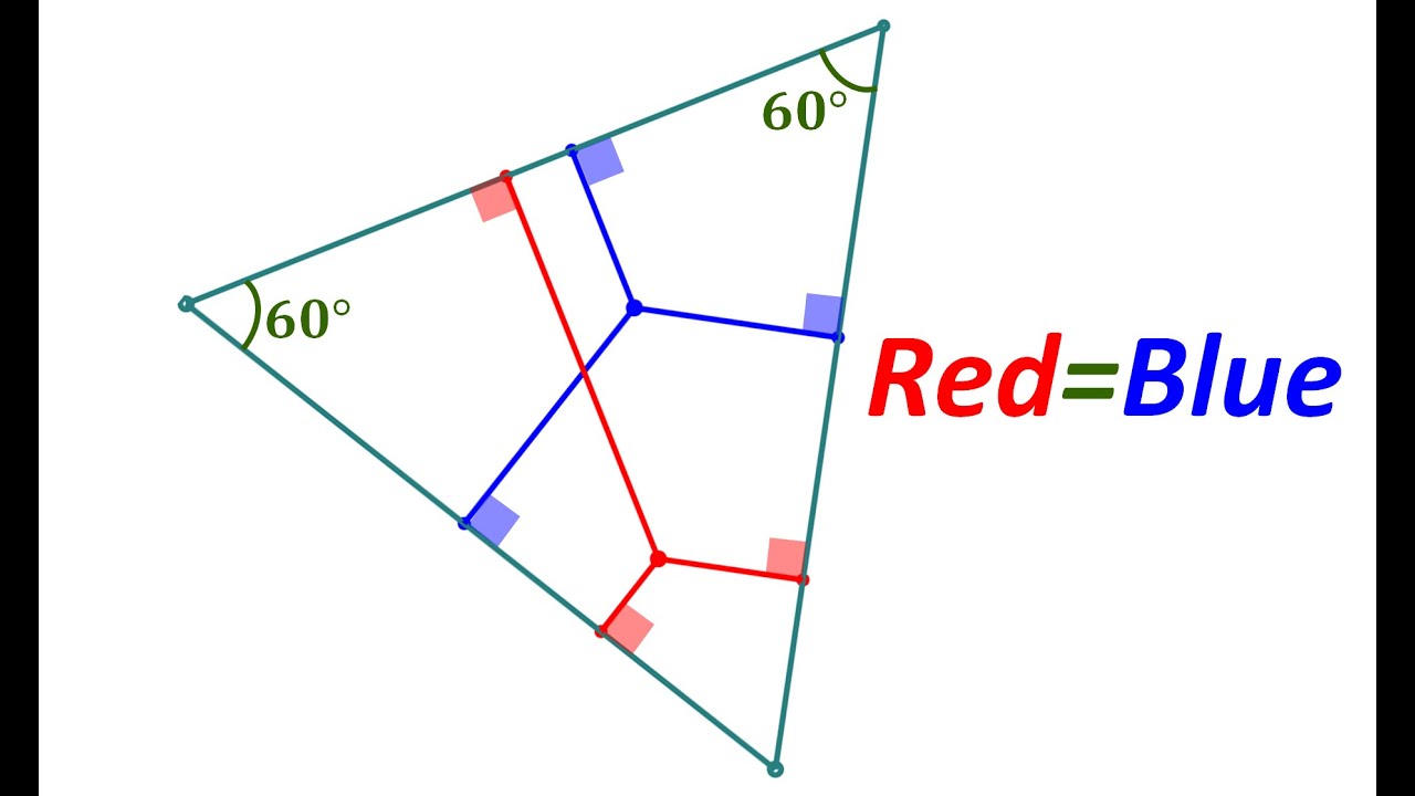 A property of the 60-60 triangle. - YouTube