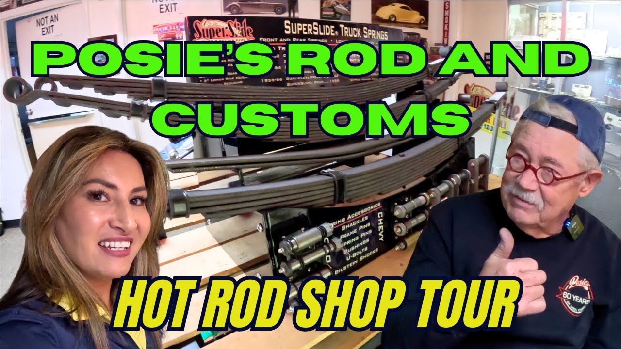 POSIES ROD AND CUSTOM HOT ROD SHOP TOUR PLUS PARTS - YouTube