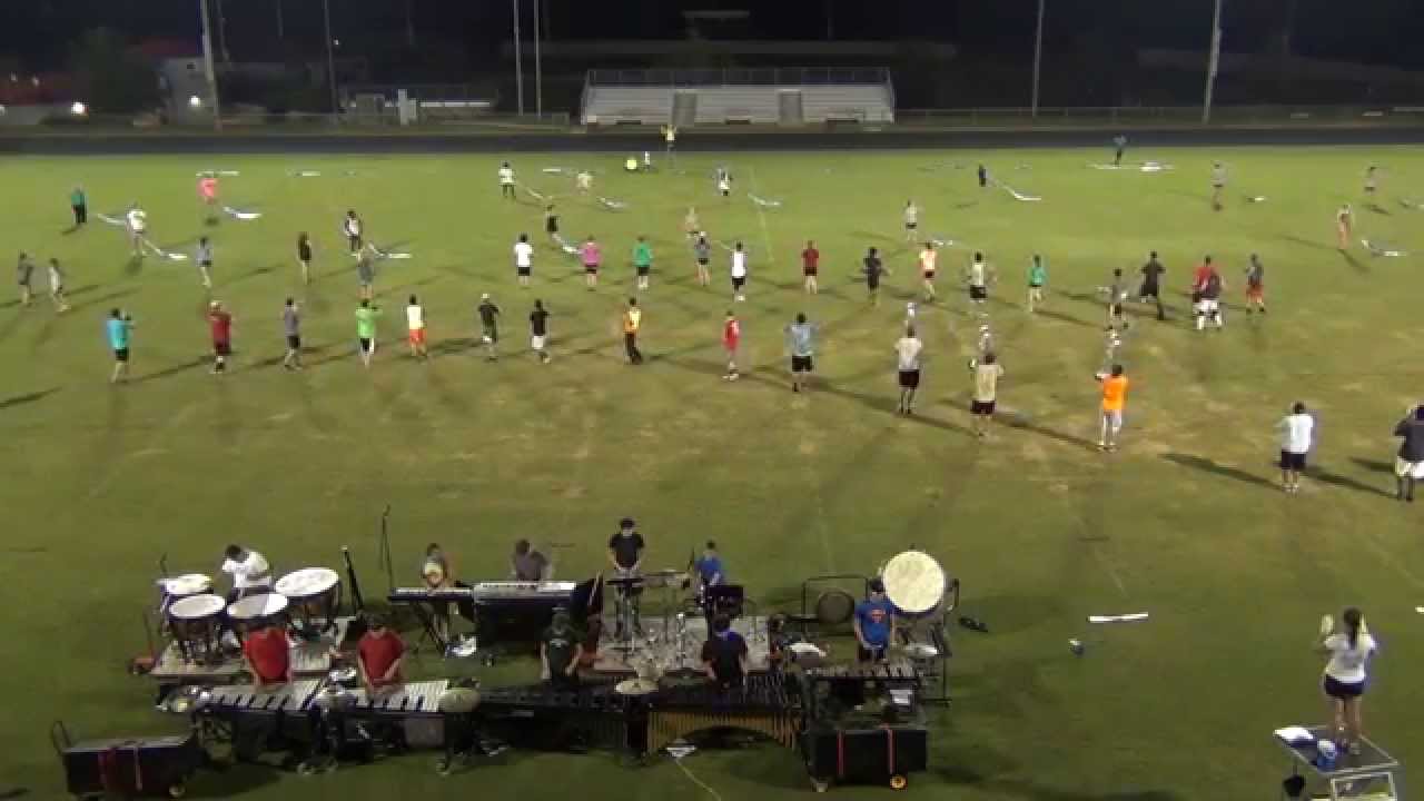 Madison County High School Band - 09/20/14 rehearsal - YouTube