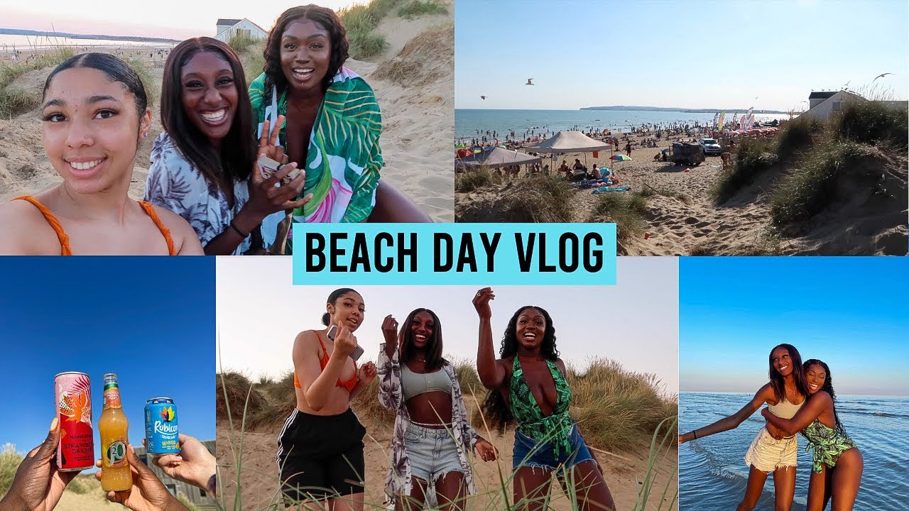 BEACH DAY VLOG! *A beach with SAND in the UK?!* - YouTube