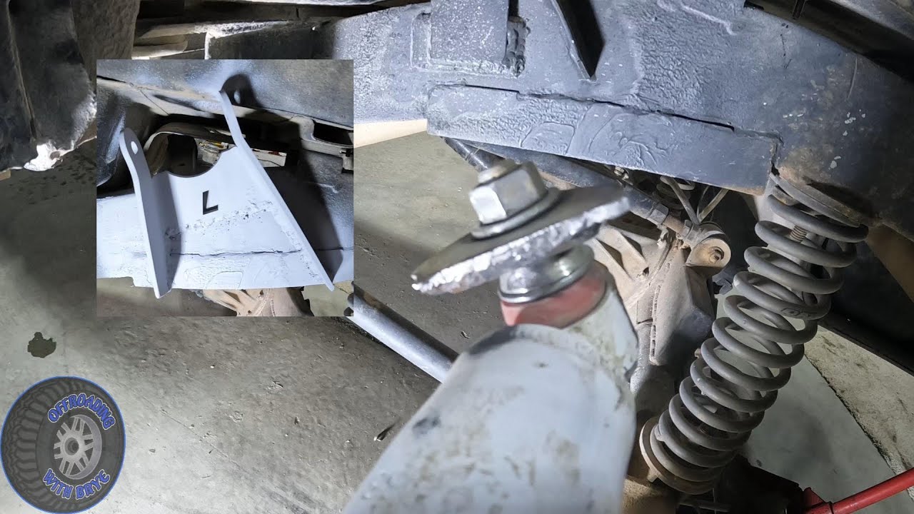 Flimsy Suzuki Samurai rear shock mount gets a much needed upgrade - YouTube