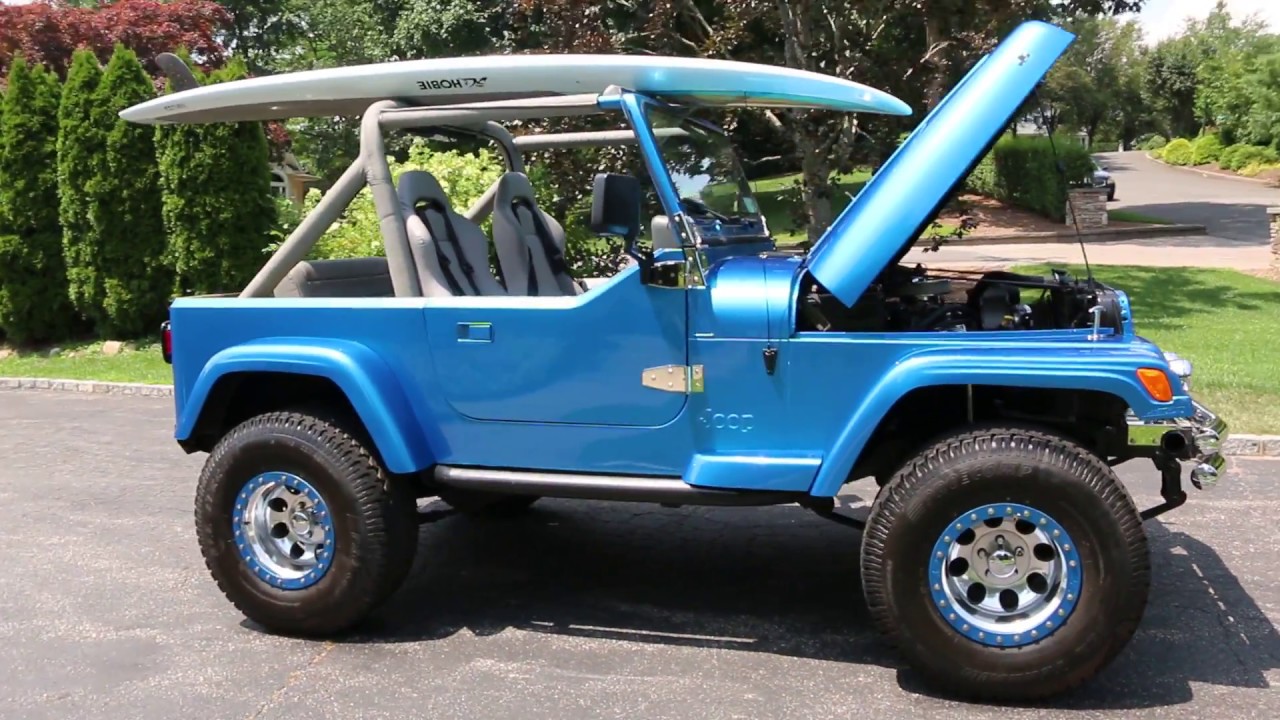 1990 Jeep Wrangler Resto Mod For Sale - YouTube