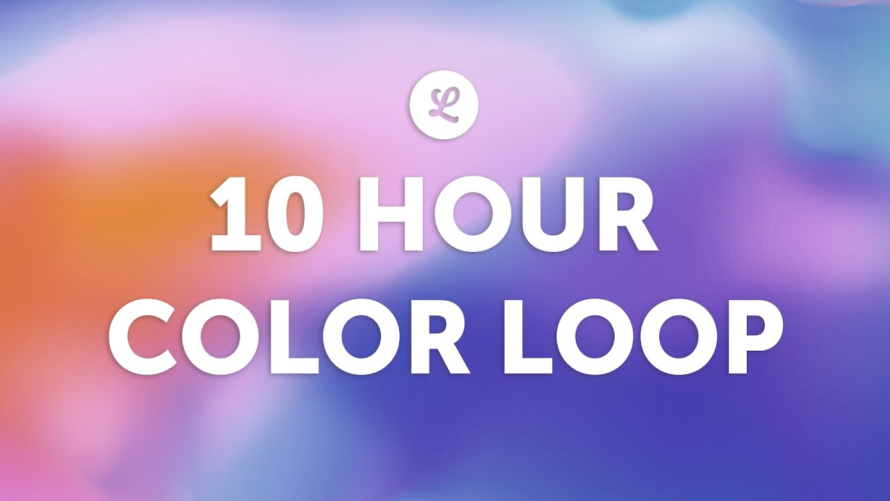 Ambient Liquid Color Loop | 10 hour | Coral, Pink, Berry, Blue - YouTube