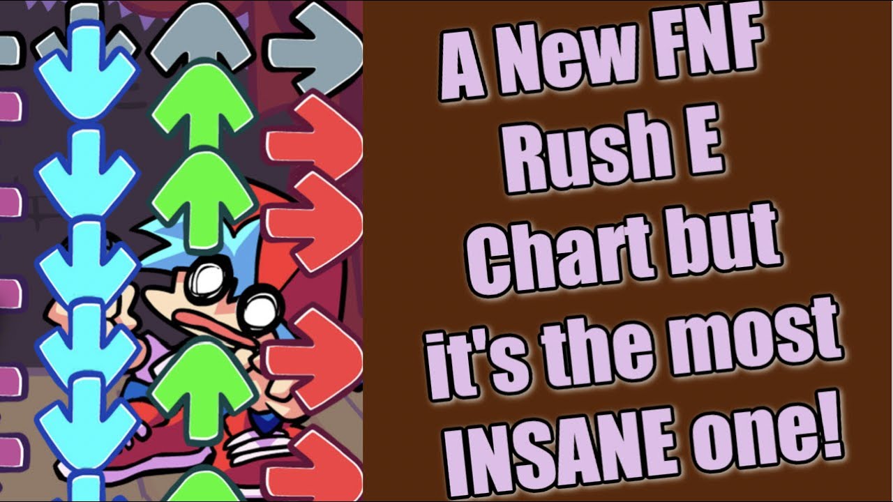 Rush E FNF Mod but it's BARELY PLAYABLE | FNF Mod Song HELL CHART - YouTube