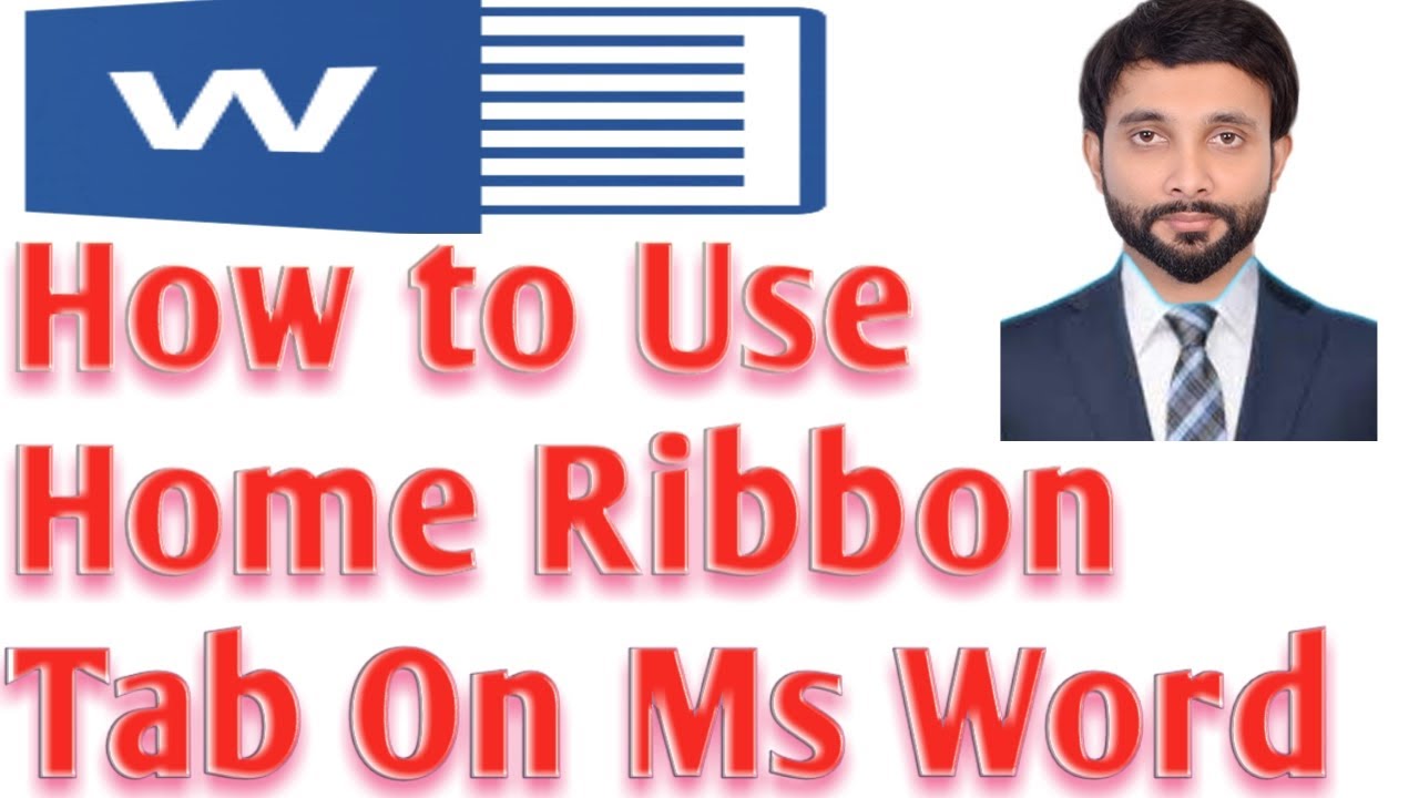 #Microsoft Word Home Tab on the Ribbon - YouTube