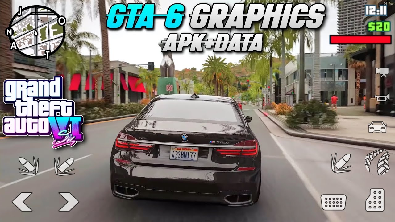 GTA 6 GRAPHICS MODPACK - GTA SA ANDROID 11,12,13 | SUPPORT All DEVICES ...