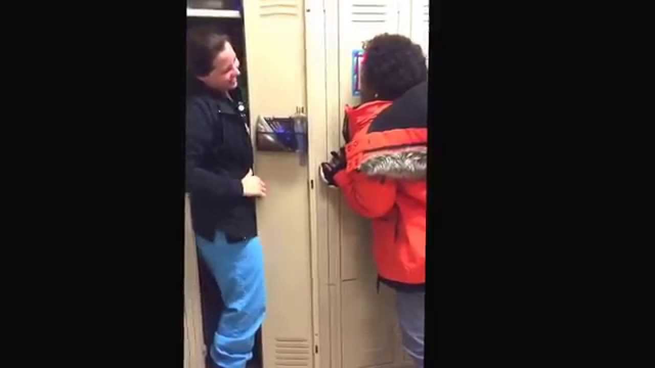 Locker room scare..... - YouTube