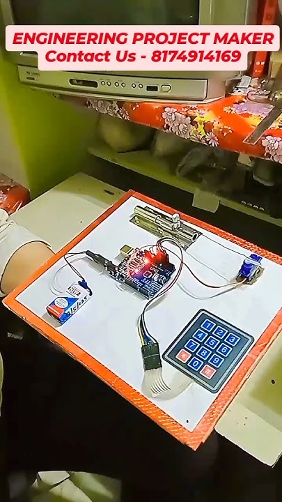 😱 घर पर बनाएं डोर लॉक पासवर्ड आसानी से | Password door lock system using arduino | arduino ...