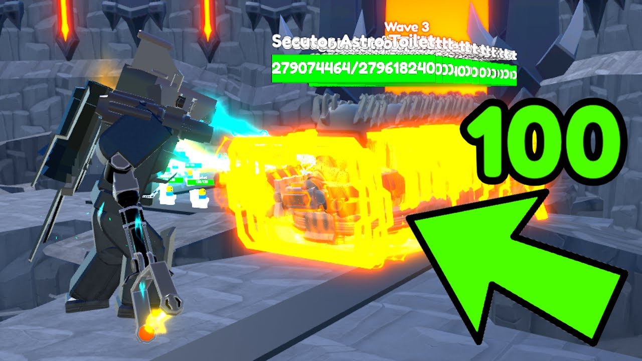 Can I Beat 100 SECUTOR ASTRO TOILETS In Toilet Tower Defense.. - YouTube