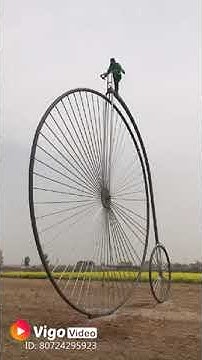 Biggest bicycle in the world - YouTube
