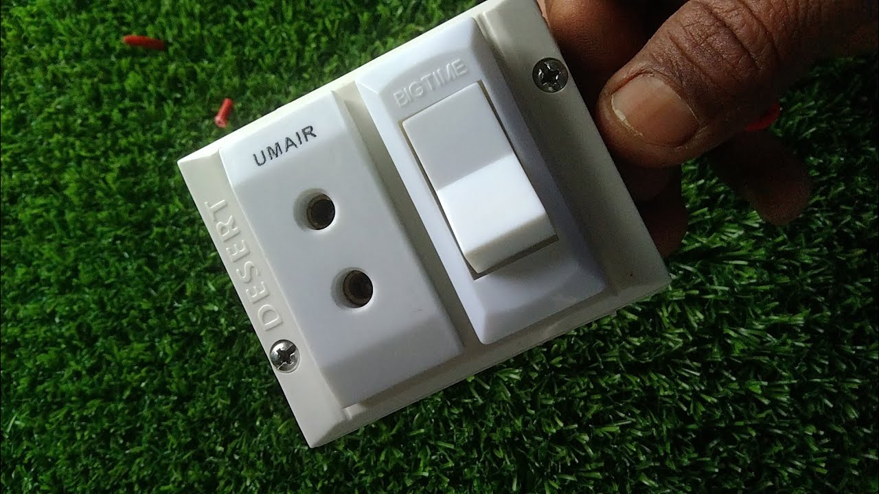 How to make a Electric Board ? 1 socket / 1switch at Home - YouTube
