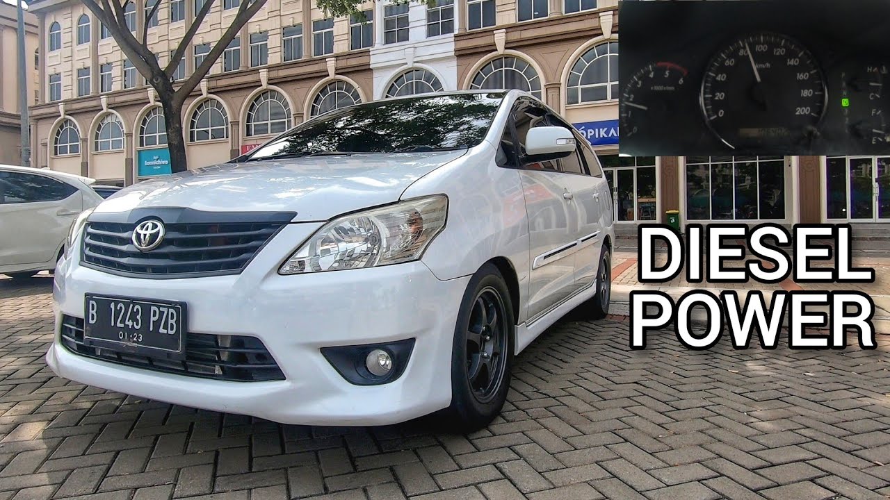 Review dan Test Drive Kijang Innova Diesel 2KD Bertenaga Besar || Mobil ...
