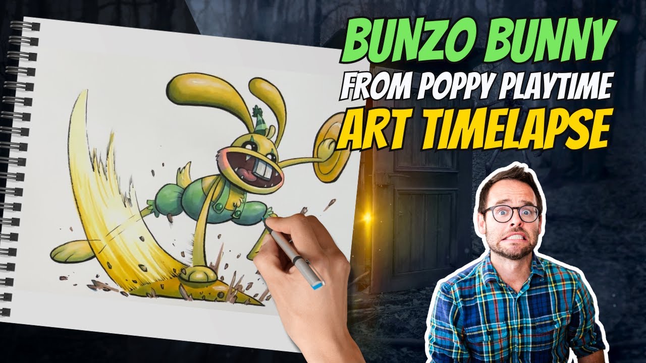How to Draw Bunzo Bunny like you've never seen him | Art Lesson - YouTube