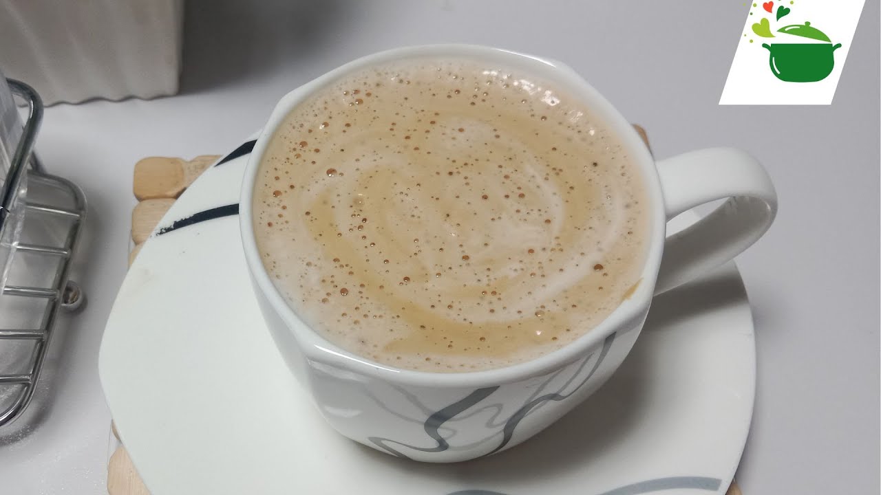 How to Make Cappuccino at Home | Cappuccino Coffee with Skills In Plate: Step-by-Step Tutorial ...