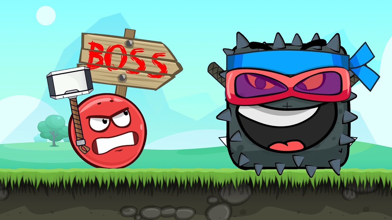 Red Ball 4 Animation Series Red Ball Hero Vs Evil Alien Boss Ep 4 - YouTube