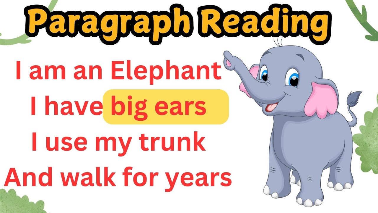 LET'S READ! | ENGLISH READING | SIMPLE SENTENCES FOR KIDS GRADE 1 & KINDER, Paragraph Reading ...