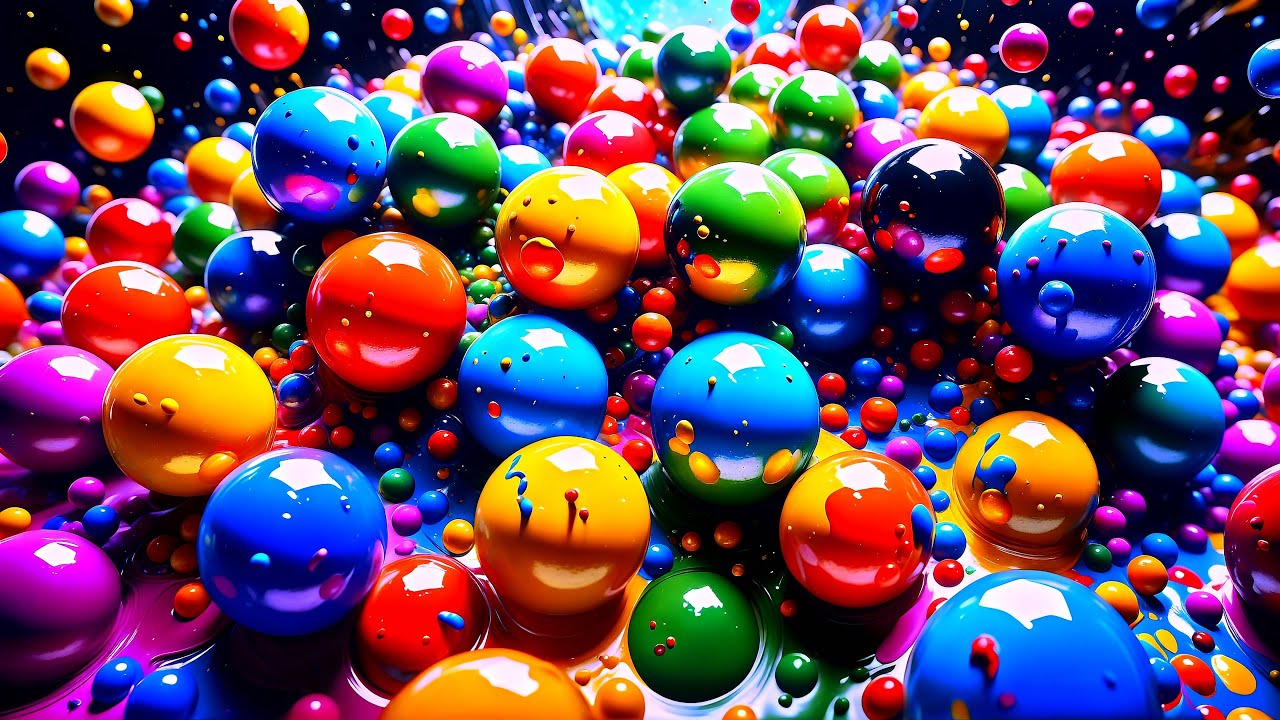 Floating Paint Patterns - Copyright Free Background Video No Sound 4K ...