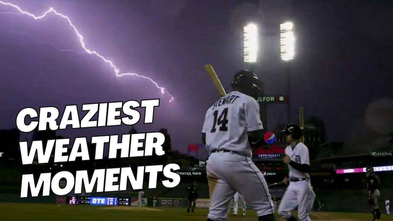 MLB Unforgettable Weather Moments - YouTube