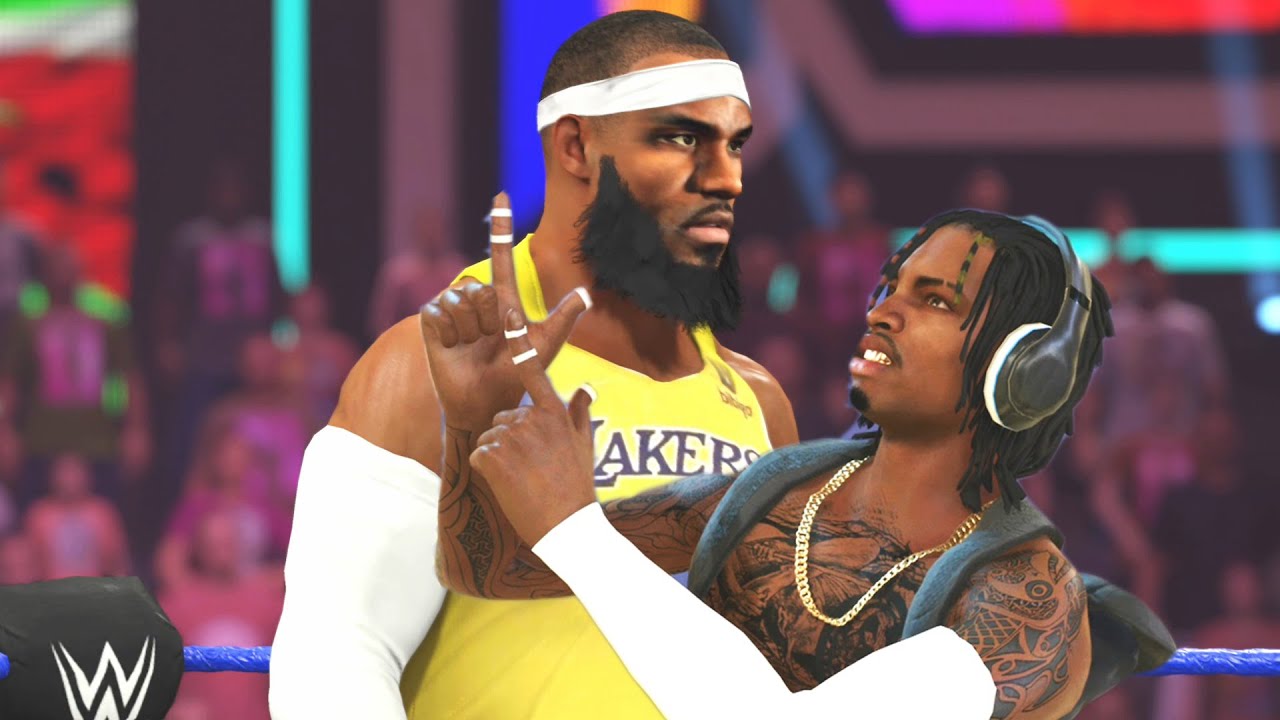 WWE 2K23 - LeBron James vs Ja Morant | Lakers vs Grizzlies - YouTube