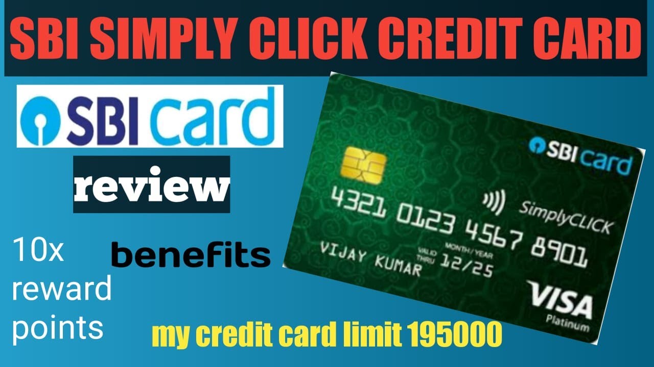 SBI Simply Click Credit Card | Features, Benefits, Apply Online, Uses ...