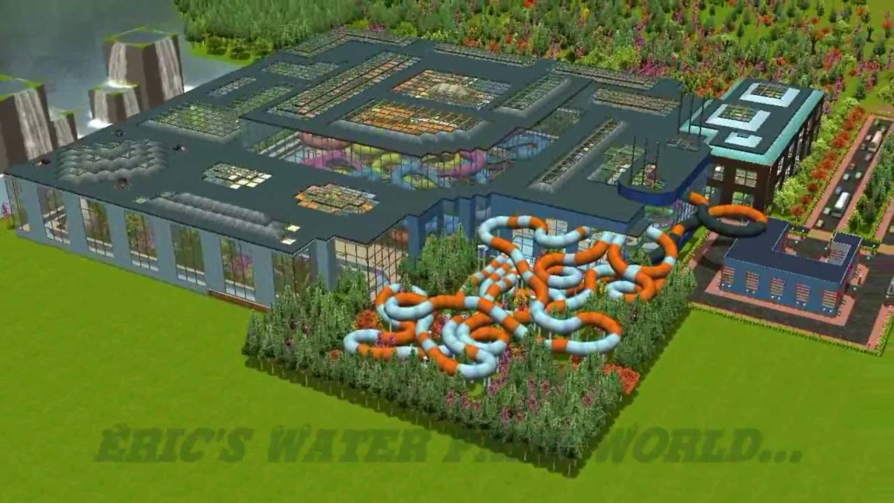 RCT3 - Eric's Water Park World (Official Trailer) (Custom Scenery ...