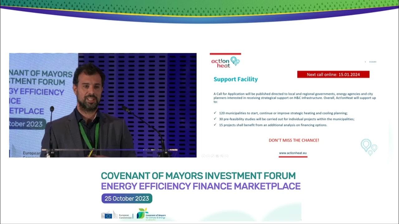 Act Onheat Covenant Of Mayors Investment Forum 2023 Youtube