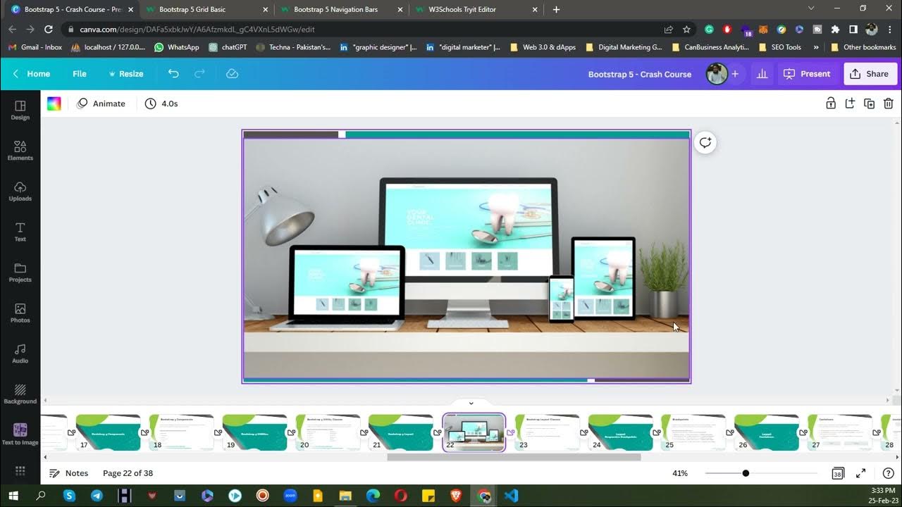 14 - Bootstrap5 Lecture 2 | Bootstrap Responsive Layout, Breakpoints, Containers, Grid | Umar ...