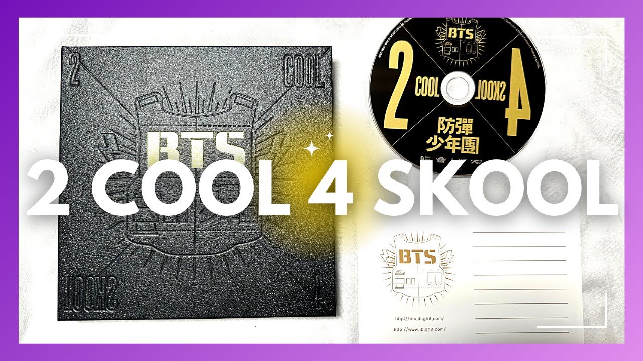 [UNBOXING] BTS (방탄소년단) - 2 Cool 4 Skool - YouTube