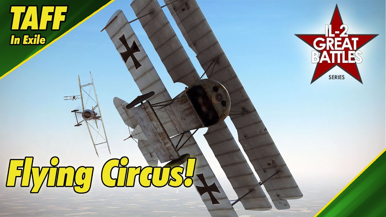 IL-2 Flying Circus || Spring Campaign || Sopwith Camel First Flight ...